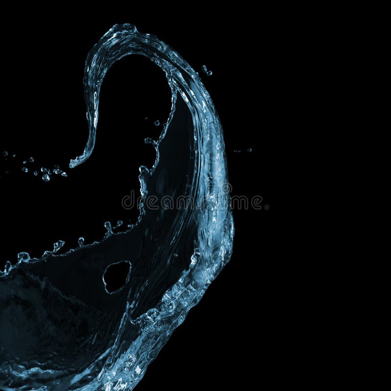 Water splash on a black stock photo. Image of abstract - 84302846