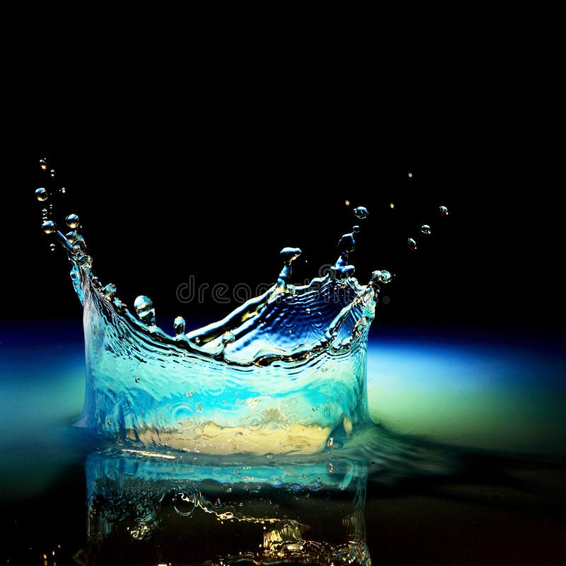 Water splash in black stock image. Image of creativity - 67386677