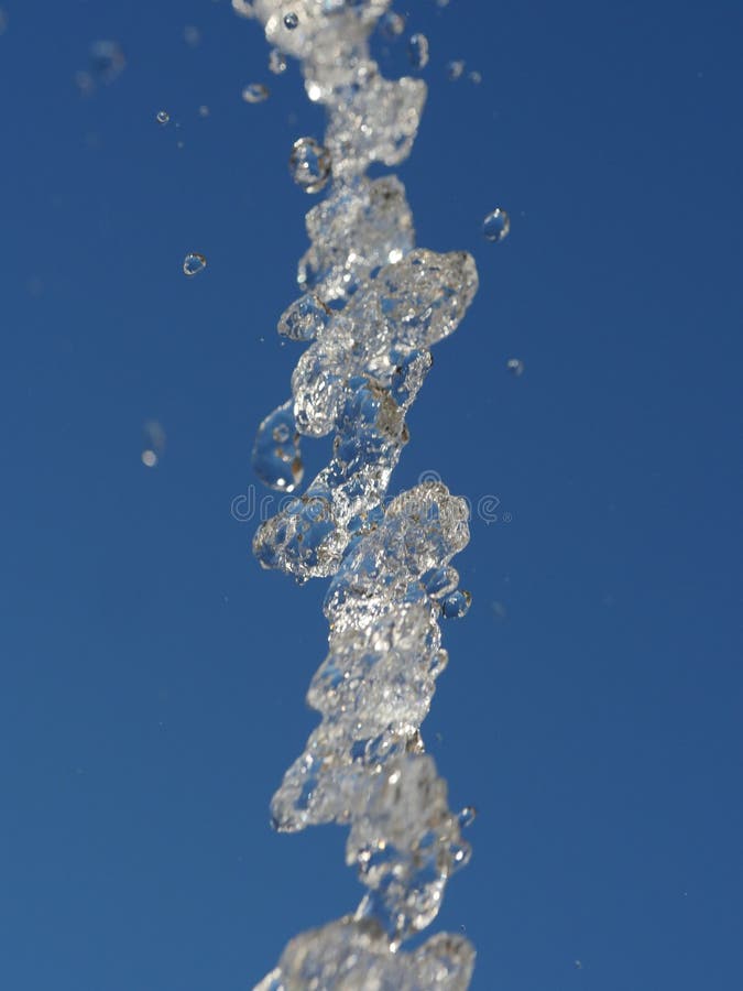 Water splash blue sky stock image. Image of shape, clear - 47653331