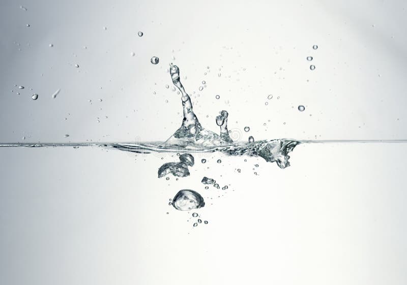 Water Splash, Bubbles Under Water Stock Image - Image of nature, fluid ...