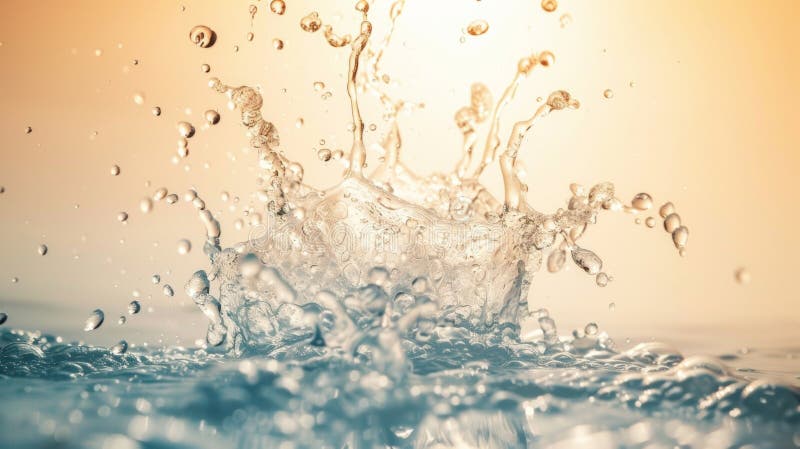 Water Splash Captured in Mid-air Stock Photo - Image of artistic ...