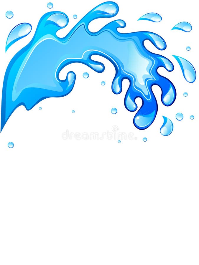 Water card stock vector. Illustration of rain, ecology - 18010954