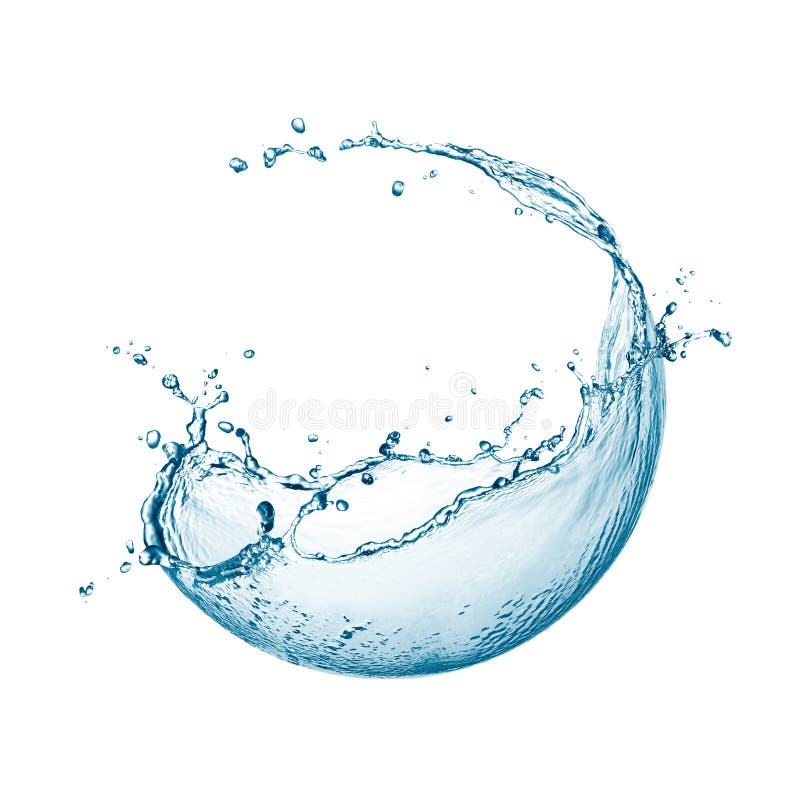 Blue water splash isolated stock image. Image of blue - 278386131