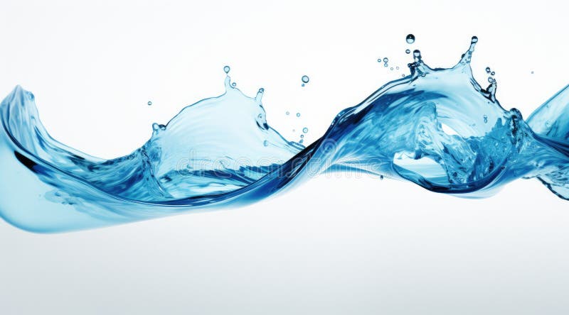 Water Splash in Circle Shape Isolated on White Background Stock Photo ...