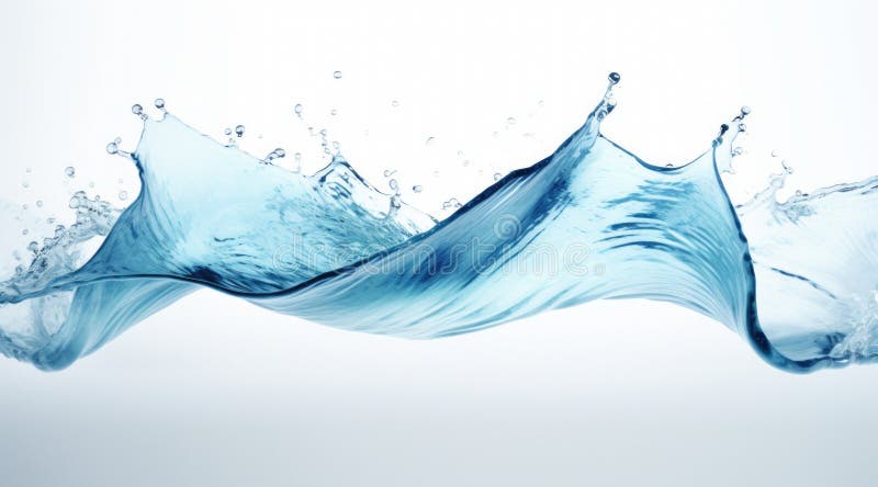 Water Splash in Circle Shape Isolated on White Background Stock Photo ...