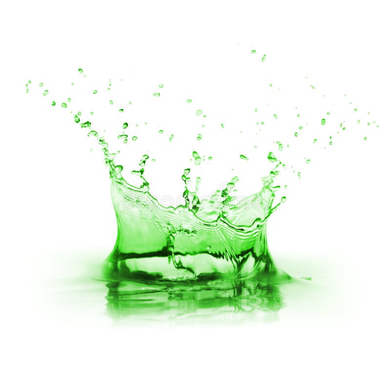 Green water splash stock image. Image of flowing, wave - 20730241