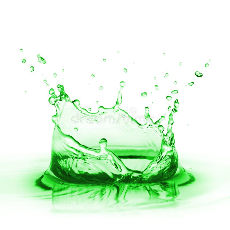 Water splash stock image. Image of spring, green, spray - 42418519