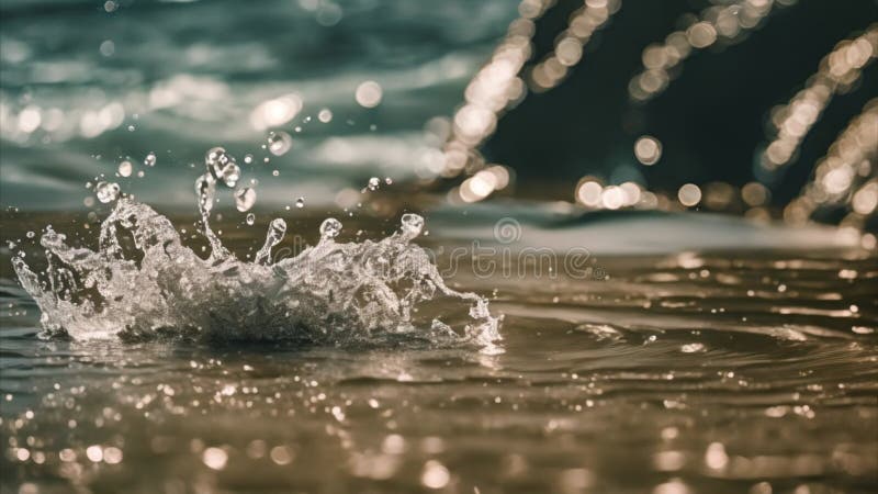 Water Splash stock footage. Video of sparkle, shimmer - 347152634