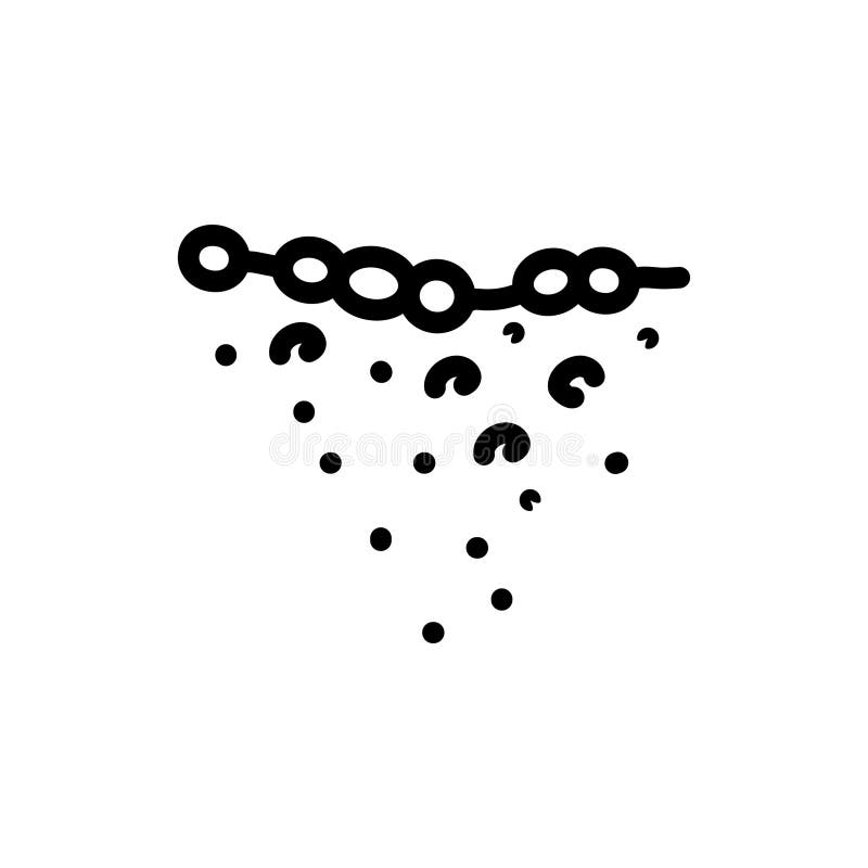 Water Splash Color Line Icon. Liquid Flow Stock Vector - Illustration ...