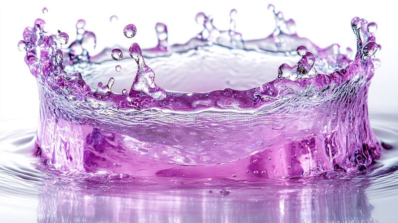 Water splash crown effect stock image. Image of beautiful - 370698409