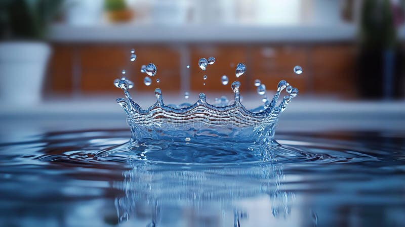 Water splash crown (1 stock image. Image of clear, impact - 370700275