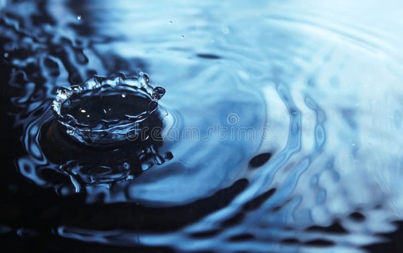 Water Splash Crown on Water Surface Stock Photo - Image of aqua ...