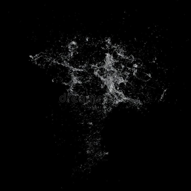 Water splash Isolated 3d stock illustration. Illustration of beauty ...