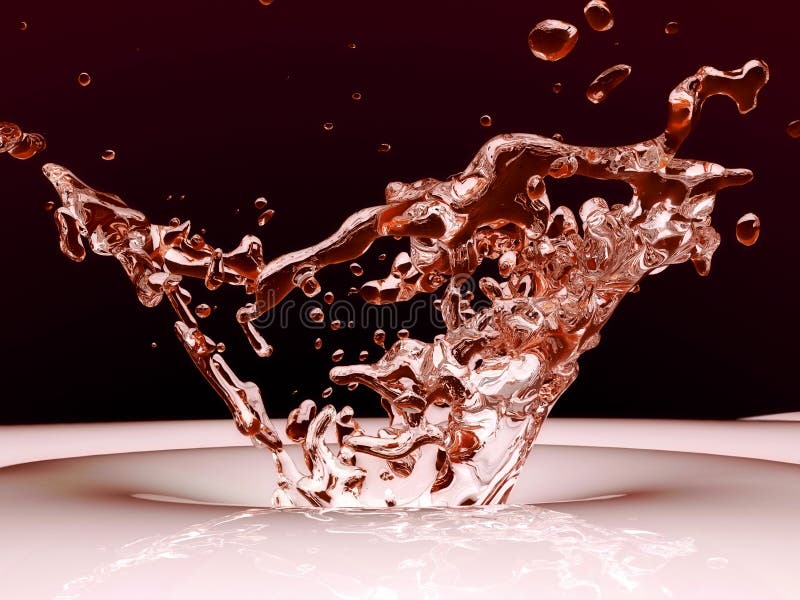 Water Splash And Droplets Picture. Image: 3259369