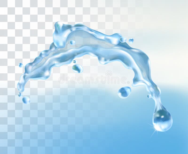 Water splash element stock vector. Illustration of abstract - 58917499