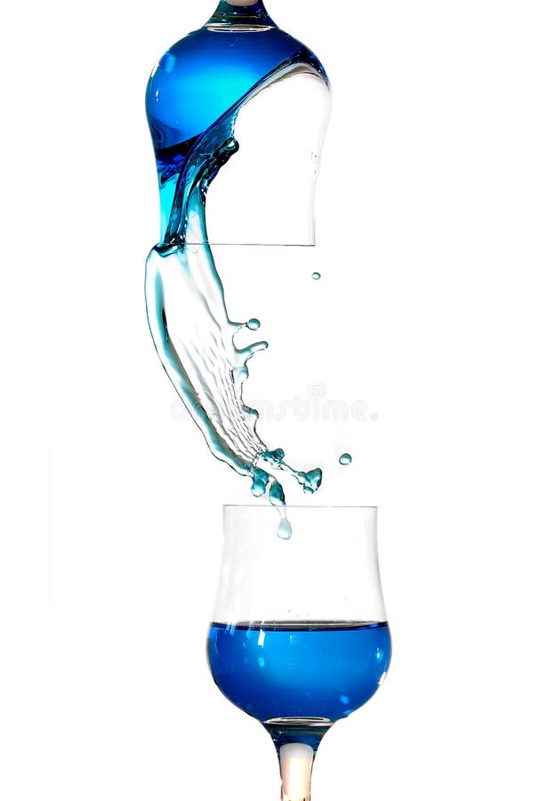 Water Splash Falling stock image. Image of water, blue - 46020709