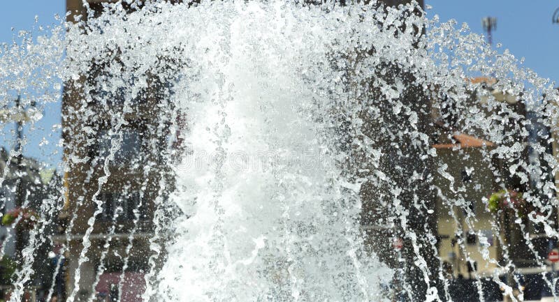 Water Splash in the Summer Heat Stock Image - Image of weather ...