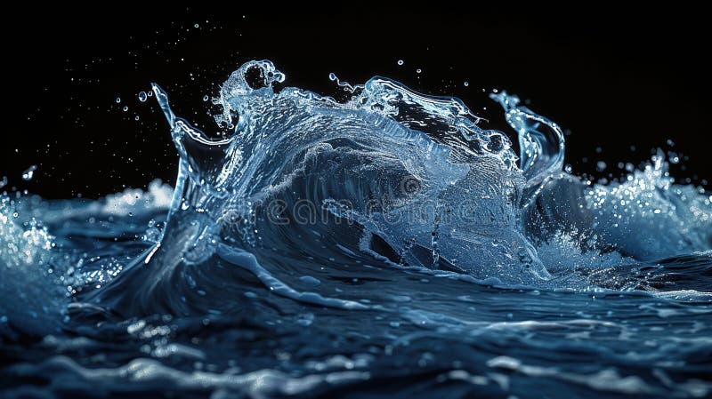 Water Splash stock illustration. Illustration of liquid - 325604364