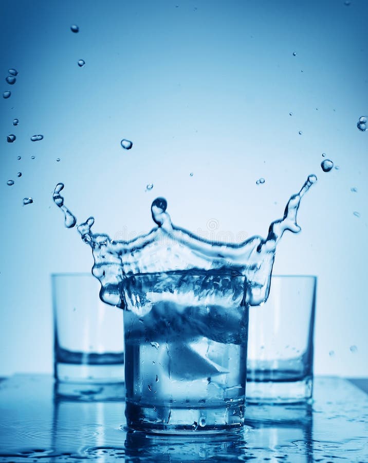 Glass of water stock photo. Image of fresh, concept, water - 33904370