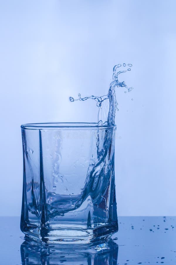 Water splash in a glass stock image. Image of getraenk - 85237981