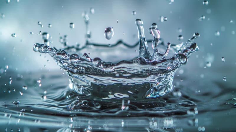Water Splash in High Definition Close-up Stock Photo - Image of water ...