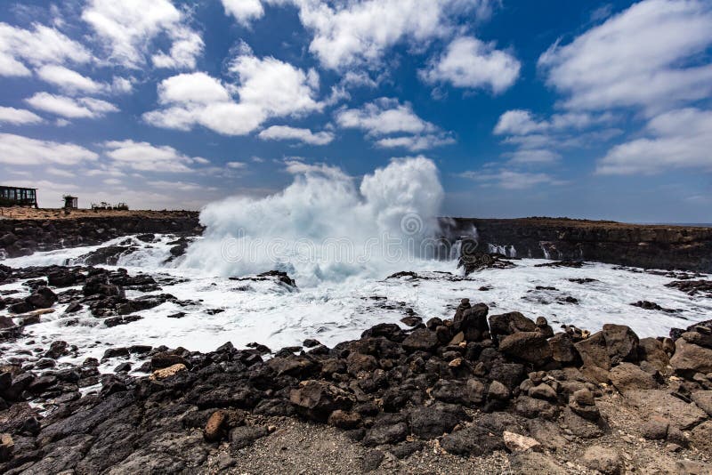 Water splash stock photo. Image of tourist, water, cape - 73651490