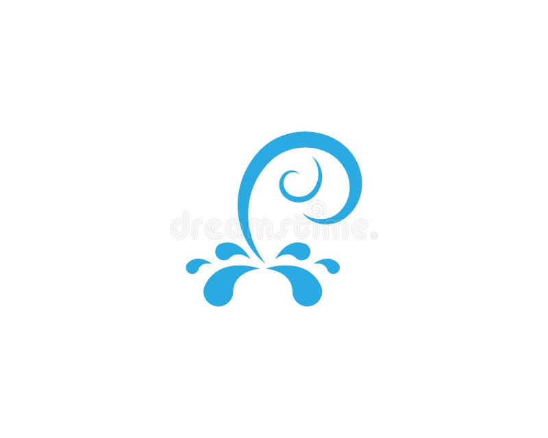 Water splash icon vector stock vector. Illustration of element - 145643002