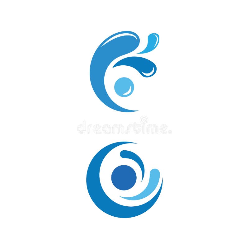 Water Splash Icon Vector Illustration Stock Vector - Illustration of ...