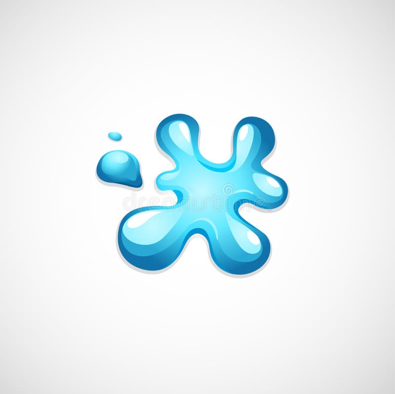 Water Splash Paper Cut Style Stock Vector - Illustration of paper ...