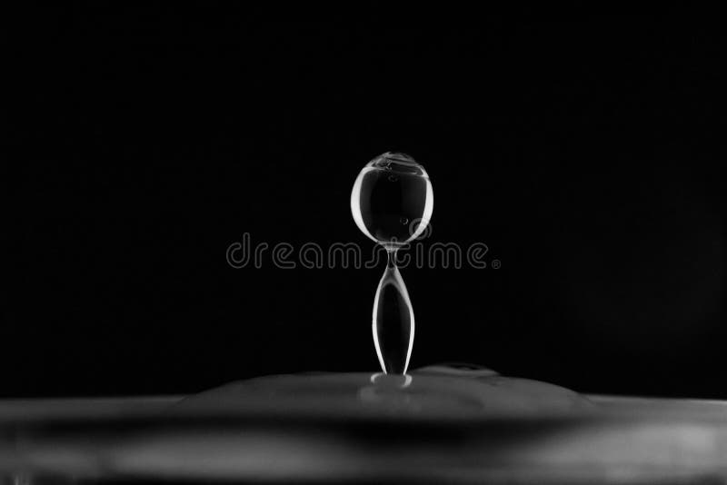 Water Splash Isolated, Water Drop Hit the Surface, Water Droplet ...