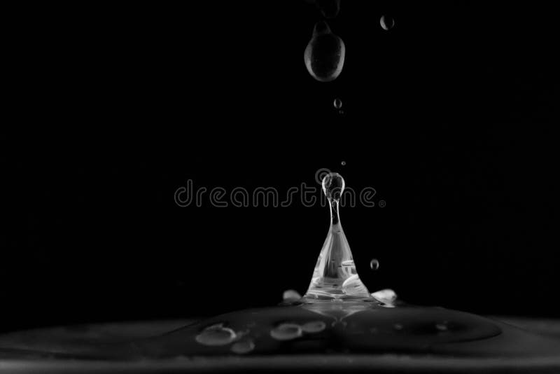 Water Splash Isolated, Water Drop Hit the Surface, Water Droplet ...