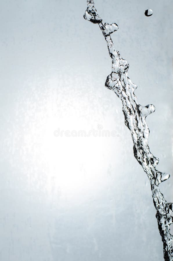 Water Splash Isolated on Light a Background Stock Photo - Image of ...