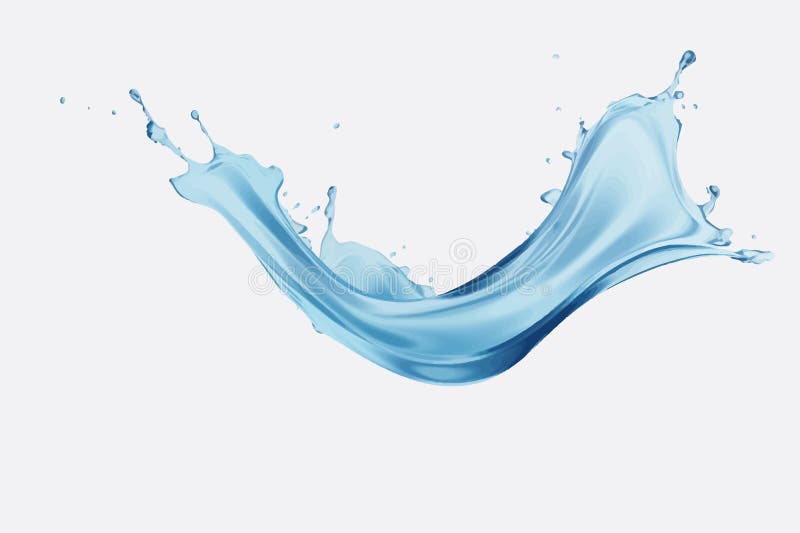 Water Splash Isolated Vector Style Illustration Stock Vector ...