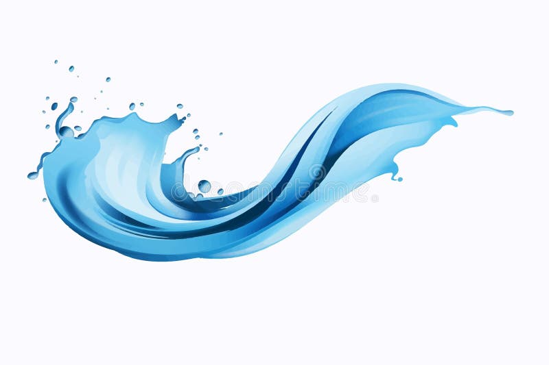 Water Splash Isolated Vector Style Illustration Stock Vector ...