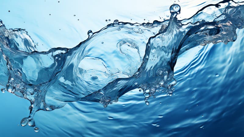 Water splash in the pool stock illustration. Illustration of cold ...