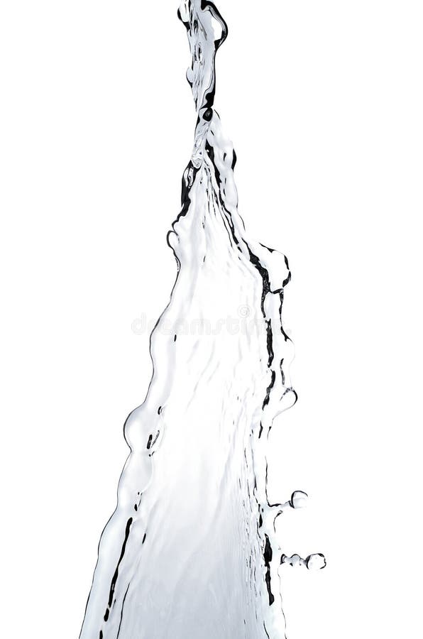 Water Splash Isolated on Light a Background Stock Photo - Image of ...