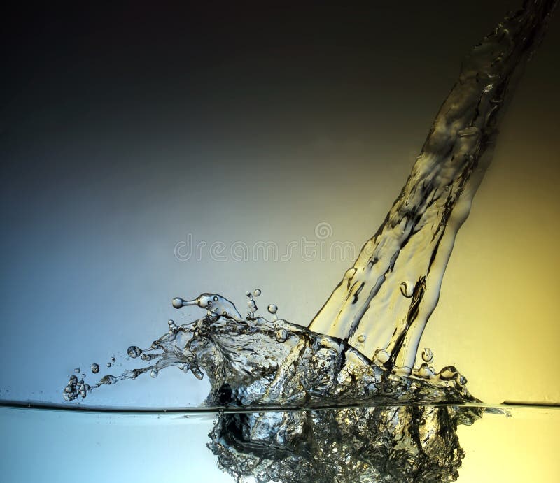 Water splash stock photo. Image of corona, aqua, clear - 33015798