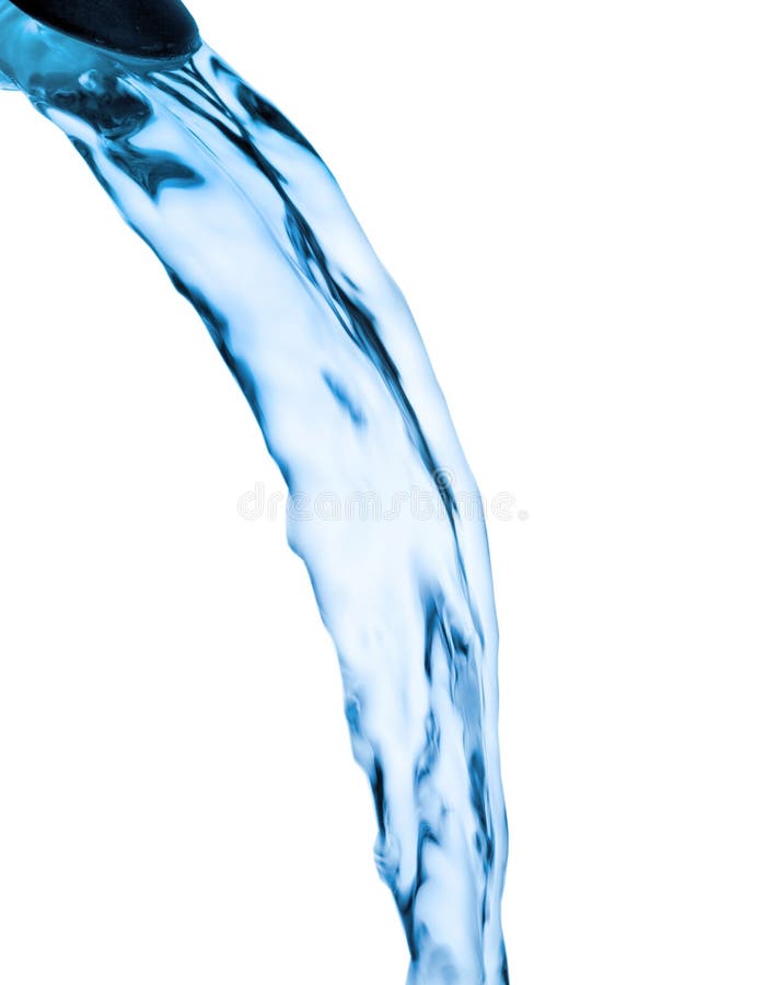 Water Splash, Jet Isolated on the White Stock Photo - Image of drip ...
