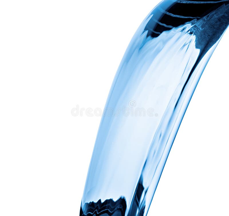 Water Splash, Jet Isolated on the White Stock Photo - Image of flush ...
