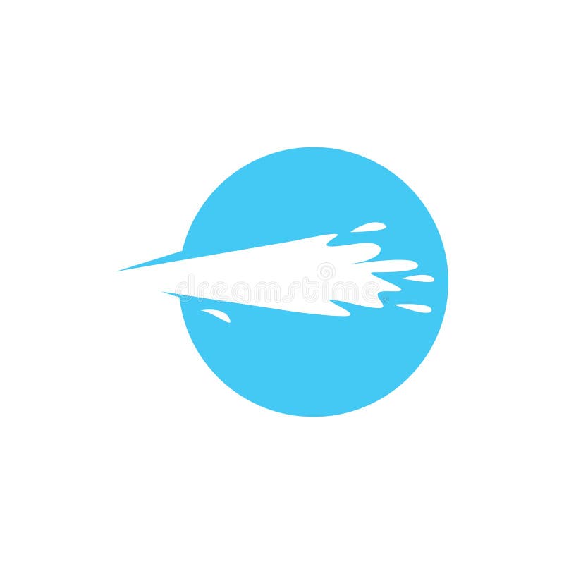 Water Splash Jet Vector Illustration Design Stock Vector - Illustration ...