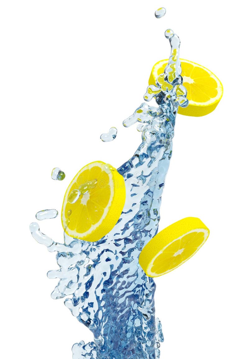 Lemon Water Splash Stock Illustrations – 18,219 Lemon Water Splash ...