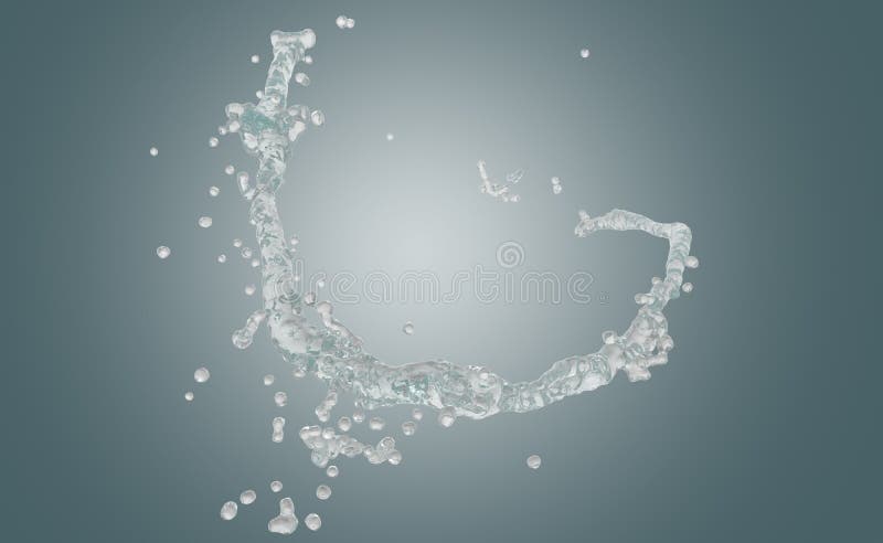 Water splash in line stock illustration. Illustration of wave - 118836000