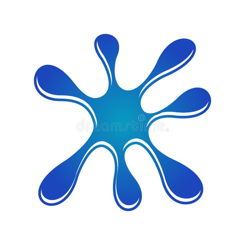 Water Splash Vector Template Stock Vector - Illustration of fresh ...