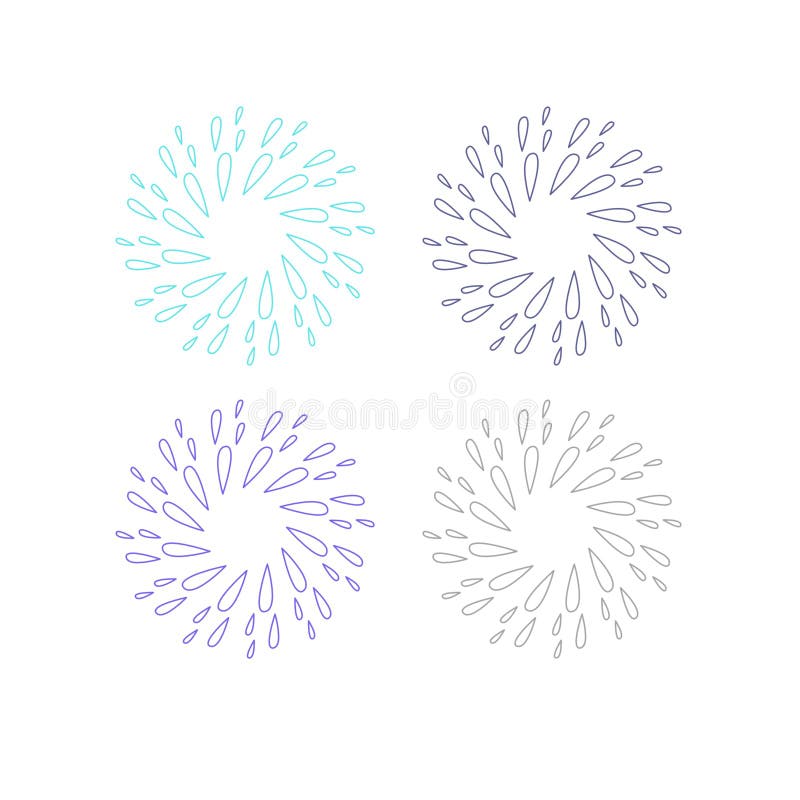 Water Splash Logo Sign Symbol Stock Vector - Illustration of blue ...