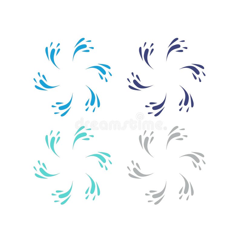 WATER SPLASH LOGO SIGN SYMBOL Stock Illustration - Illustration of ...