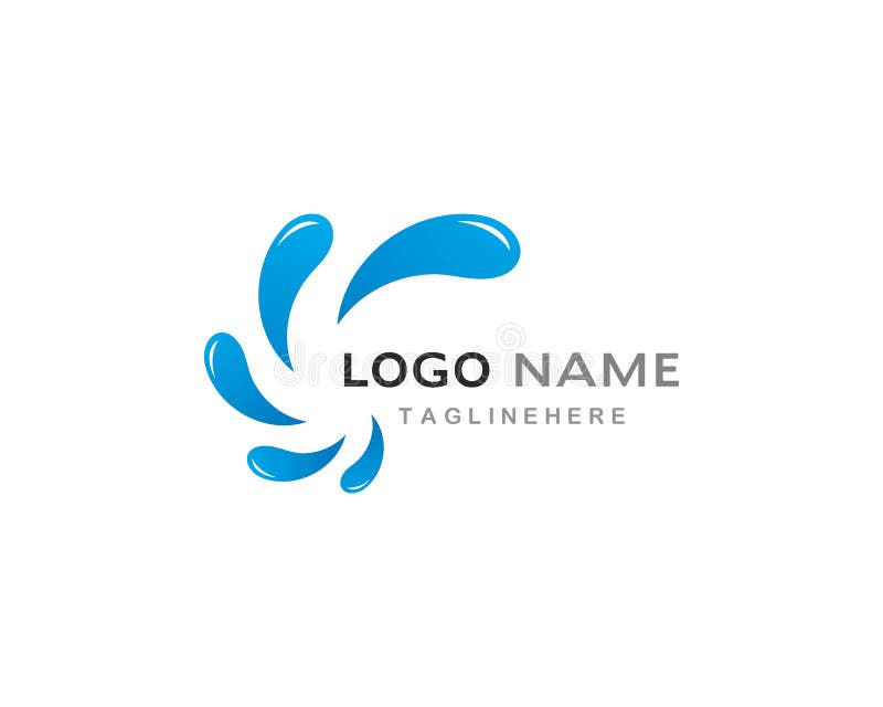 Water Splash logo vector stock vector. Illustration of abstract - 131564219