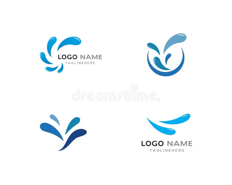 Water Splash logo vector stock vector. Illustration of liquid - 131644884
