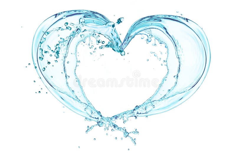 Water splash of love stock photo. Image of splashing - 219393144
