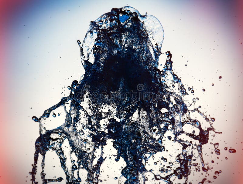 Water Splash Move Nature Light Abstract Close Up Stock Image - Image of ...