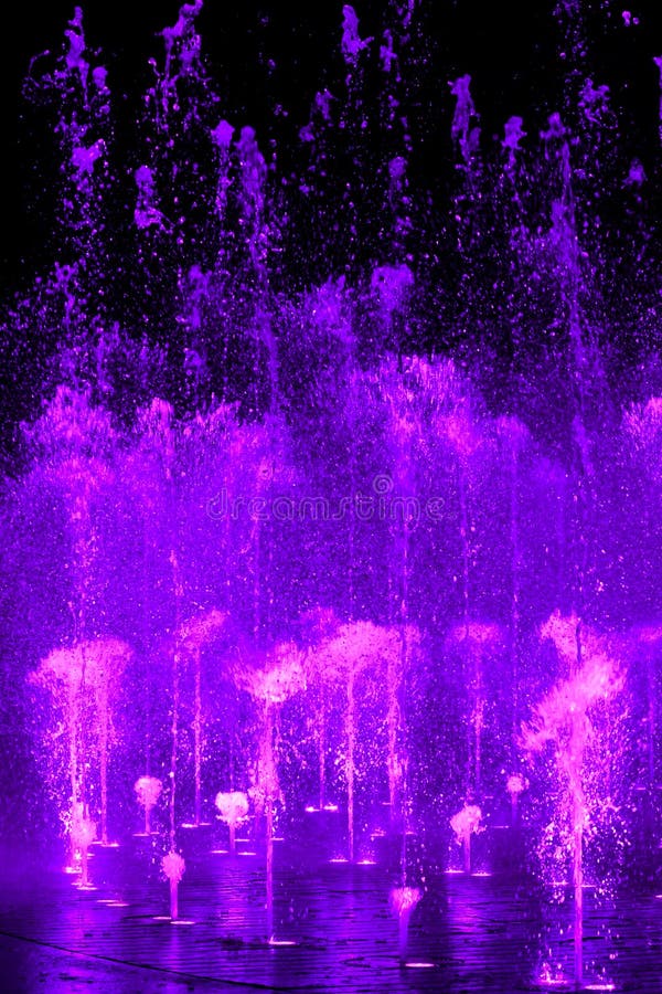 Water splash - neon color stock photo. Image of glow - 108215884
